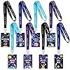 Set of 8 Outer Space Unbreakable PVC Hall Pass Lanyards and Passes Set ...