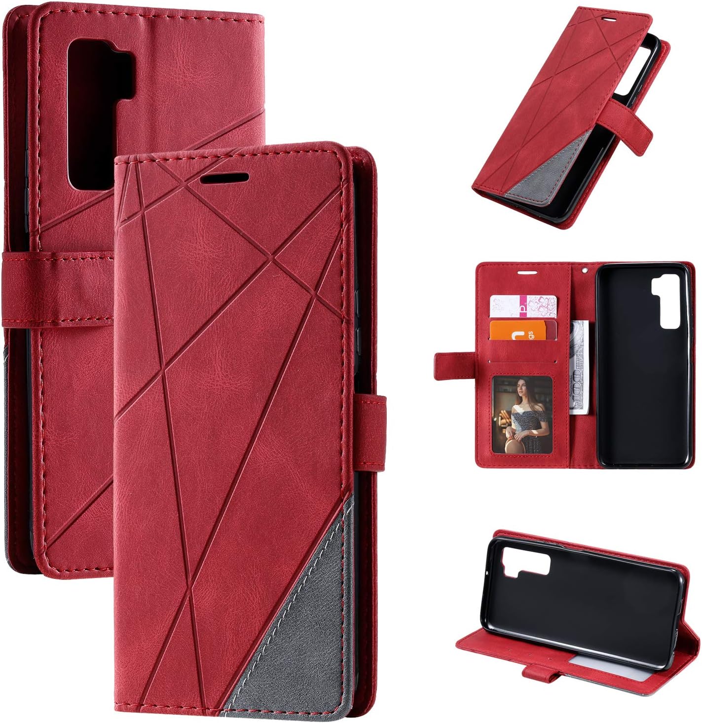 Amazon.com: QiongNi Case for Huawei P40 Lite 5G Case Cover,Case for ...