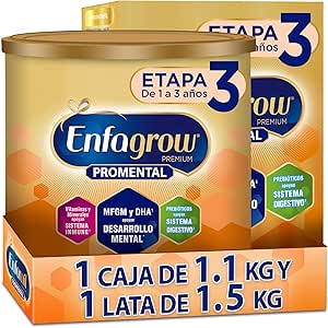 Leche de Crecimiento para Niños mayores de 12 Meses, Enfagrow Premium ...