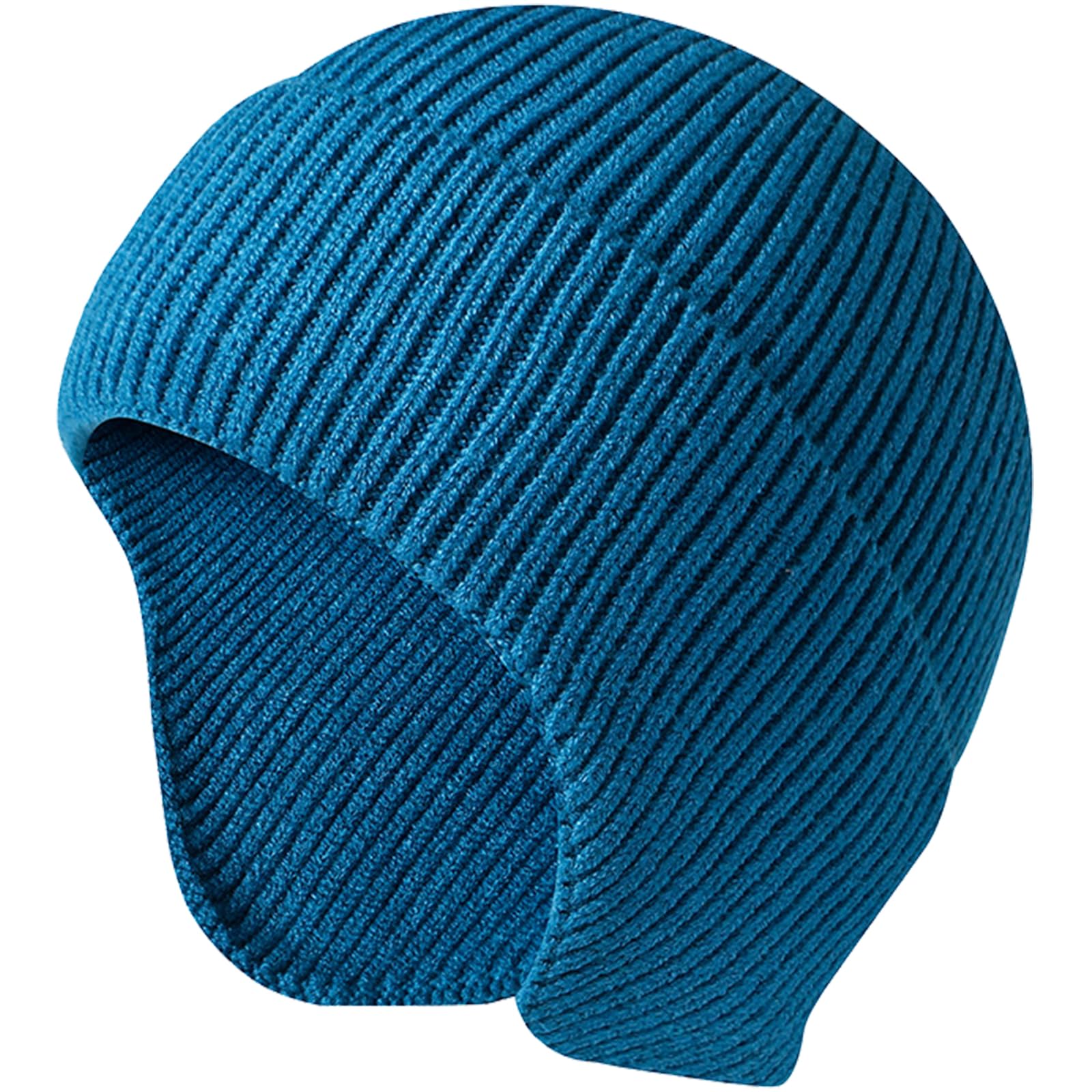 TUVATU Winter Hat with Earflap for Men & Women, Warm Beanie with Ear ...