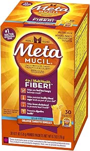 Amazon.com: Metamucil Fiber Singles Smooth Texture Sugar Free Orange ...