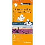 Michelin Map France: Provence French Riviera 527 (Maps/Regional ...