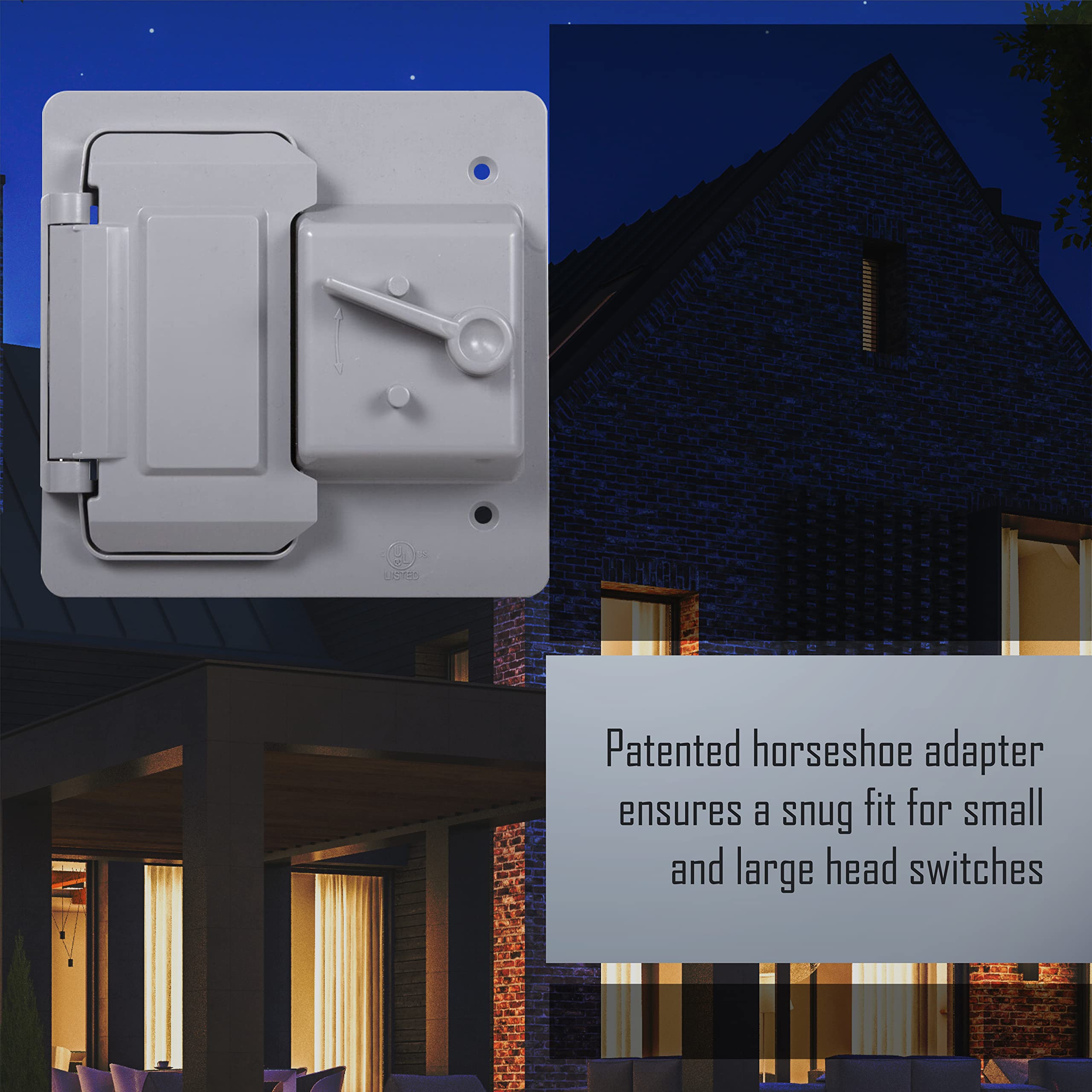 Mua Bell PTC521GY 2-Gang Weatherproof Switch and Outdoor Outlet Cover ...