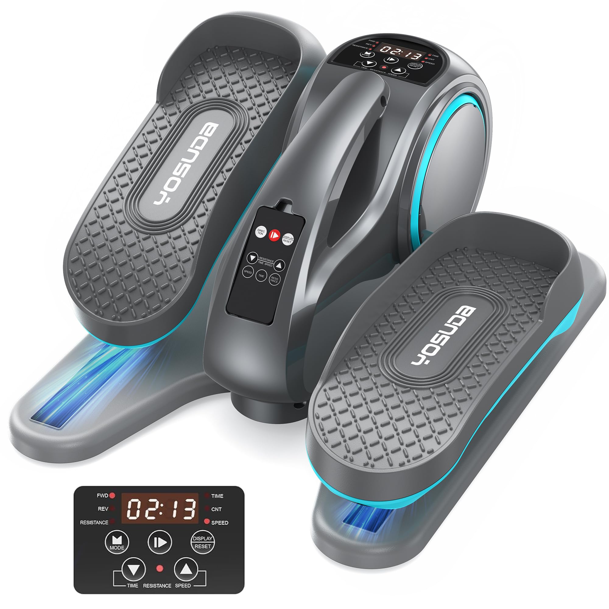 YOSUDA Under Desk Elliptical,Ellipse Leg Exerciser for Seniors Fully ...