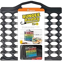 Bungee Buddy by Wrap-It Storage - Bungee Cord Holder (2-Pack) - Storage ...