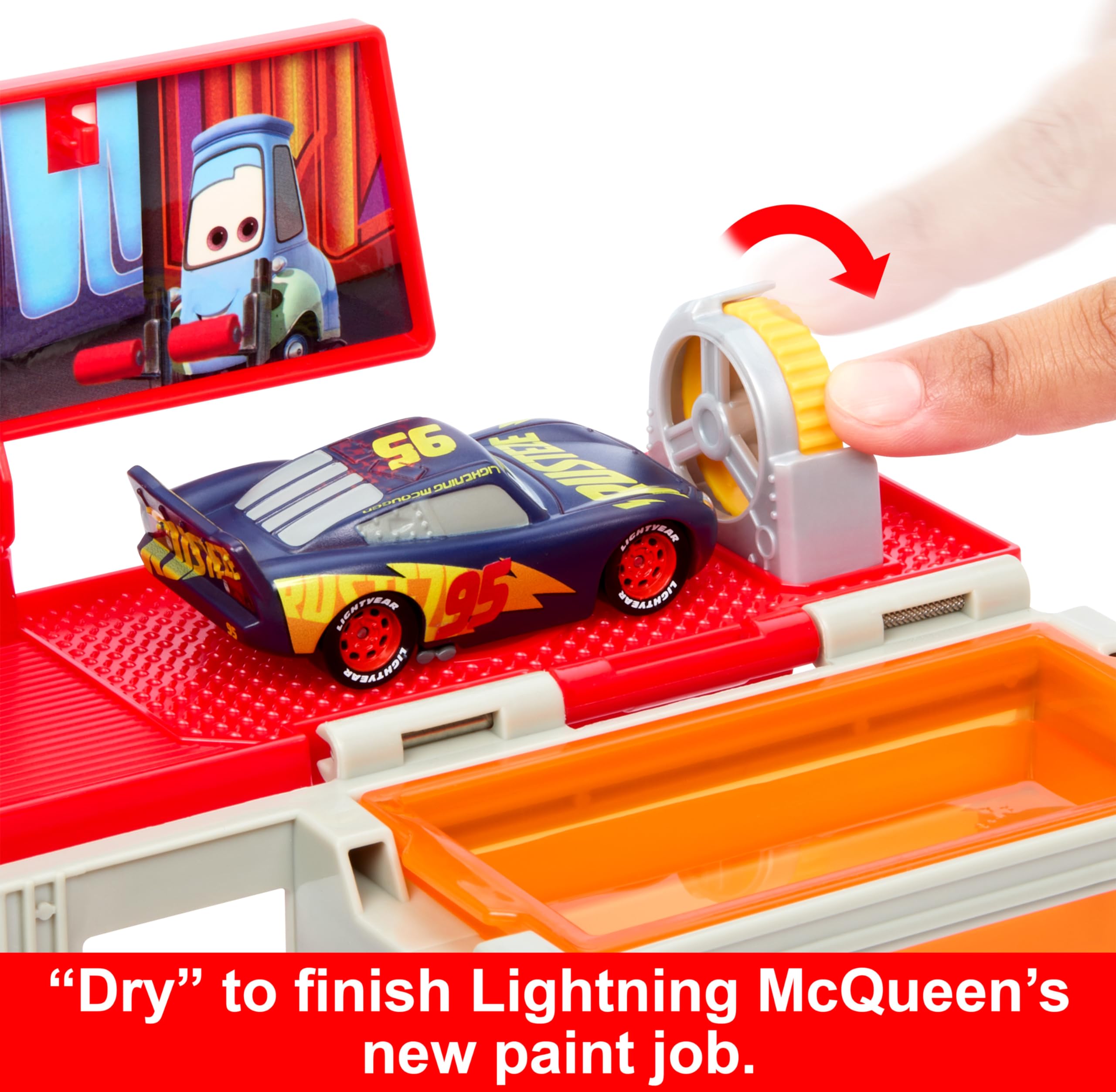 Mua Mattel Disney Pixar Cars Color Changers Paint Shop Mack with ...