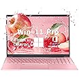 Amazon.com: ZWYING 15.6" Rose Gold Laptop, FHD IPS, Celeron N5095,16G ...