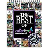 Amazon.com: Colorful Quilts Adult Coloring Book - Features 50 Original ...