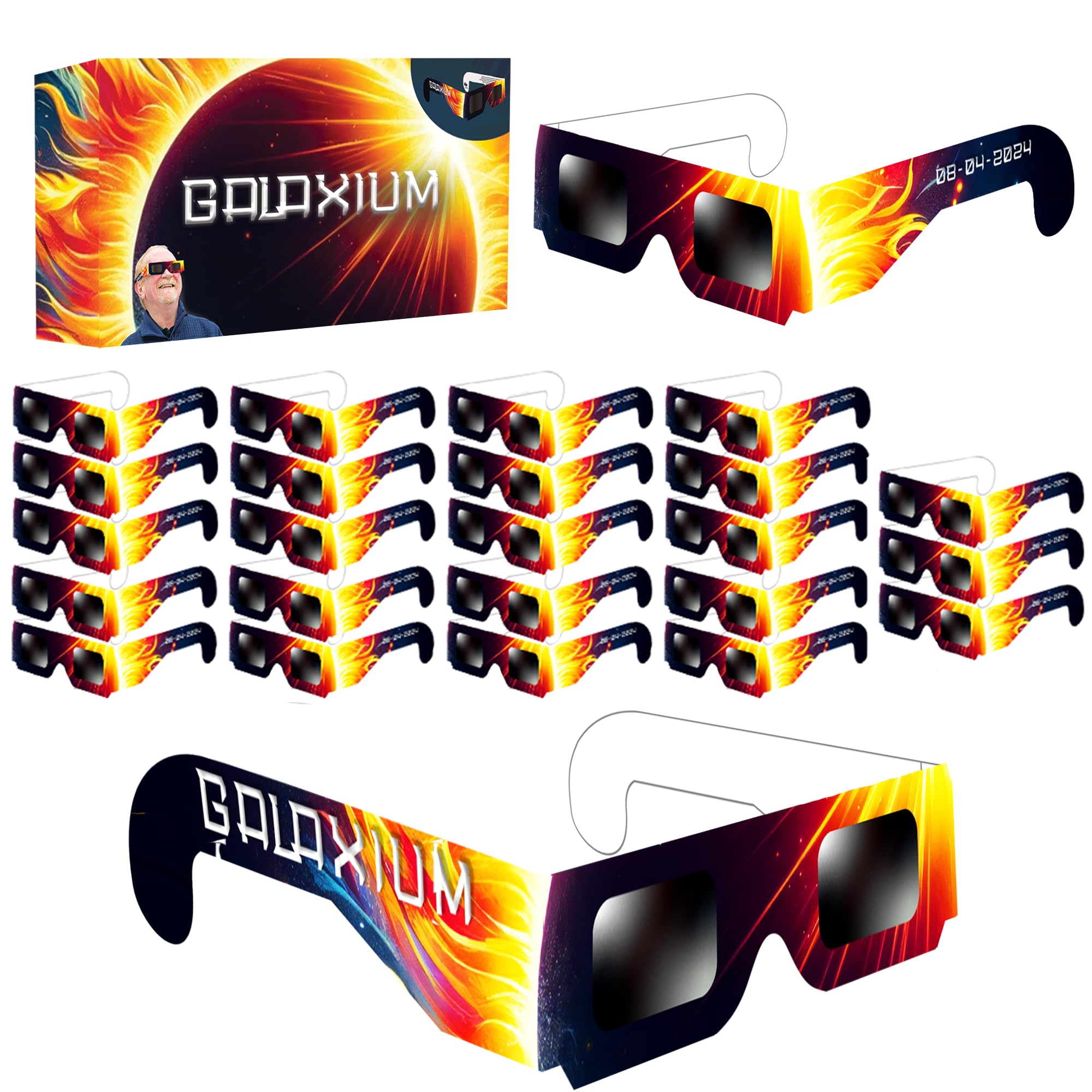 Mua Galaxium Solar Eclipse Glasses AAS Approved 2024 - [25 Pack ...
