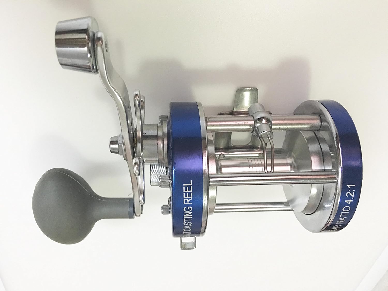 Amazon.com : Ming Yang Reel CL70AL Round Blue Left Handed Baitcasting ...