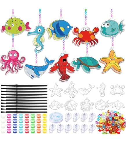 Tissue Paper For Crafts 24 Sets Ocean Animals Crafts Kit - DIY Sea Life ...