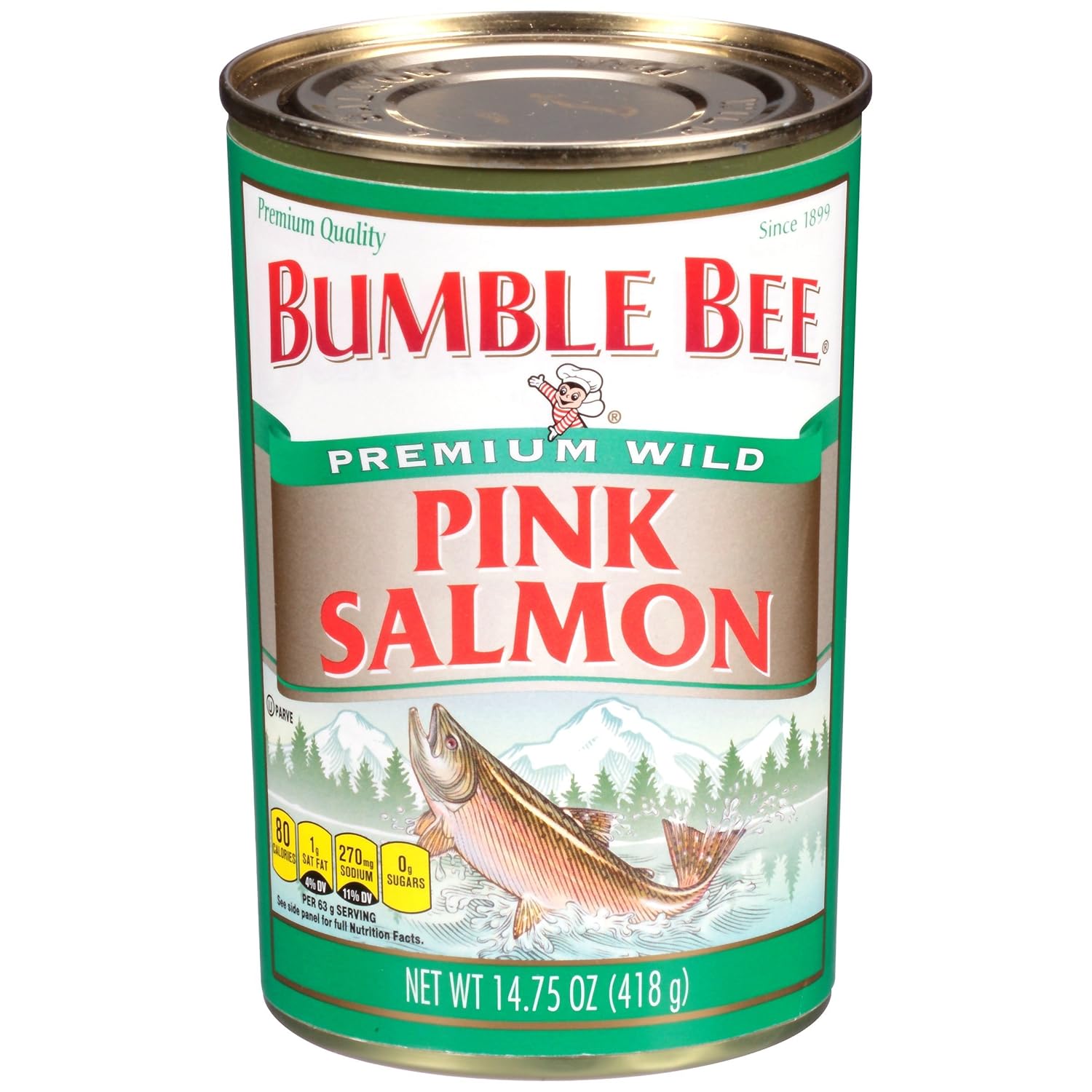 Amazon.com : BUMBLE BEE Wild Pink Salmon, 14.75 Ounce Tins (Pack of 12 ...