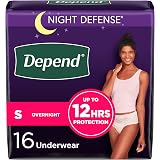 Amazon.com: Depend Night Defense Adult Incontinence Underwear for Women ...