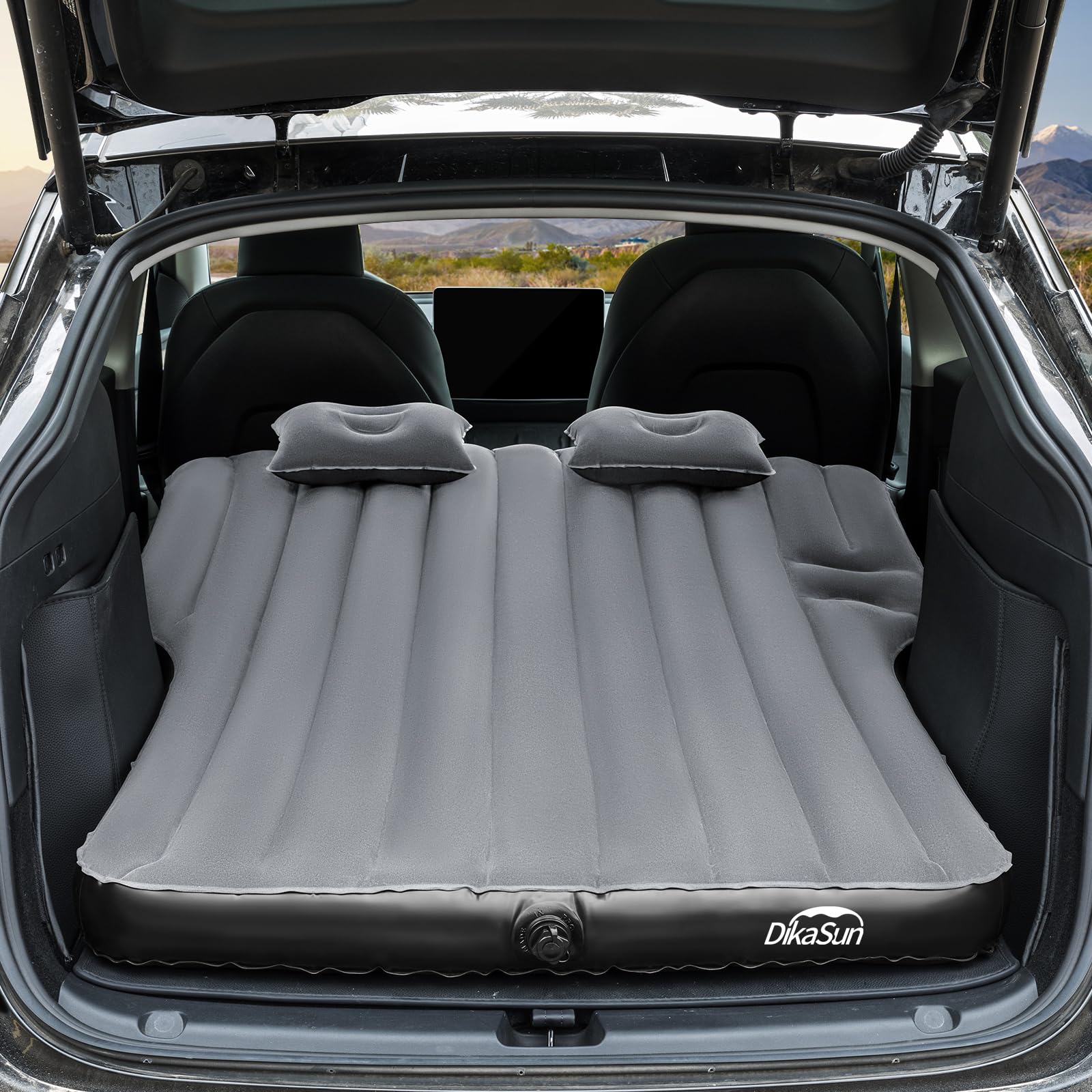 DikaSun Tesla Model Y Mattress: Inflatable Camping Bed Air Mattress for ...