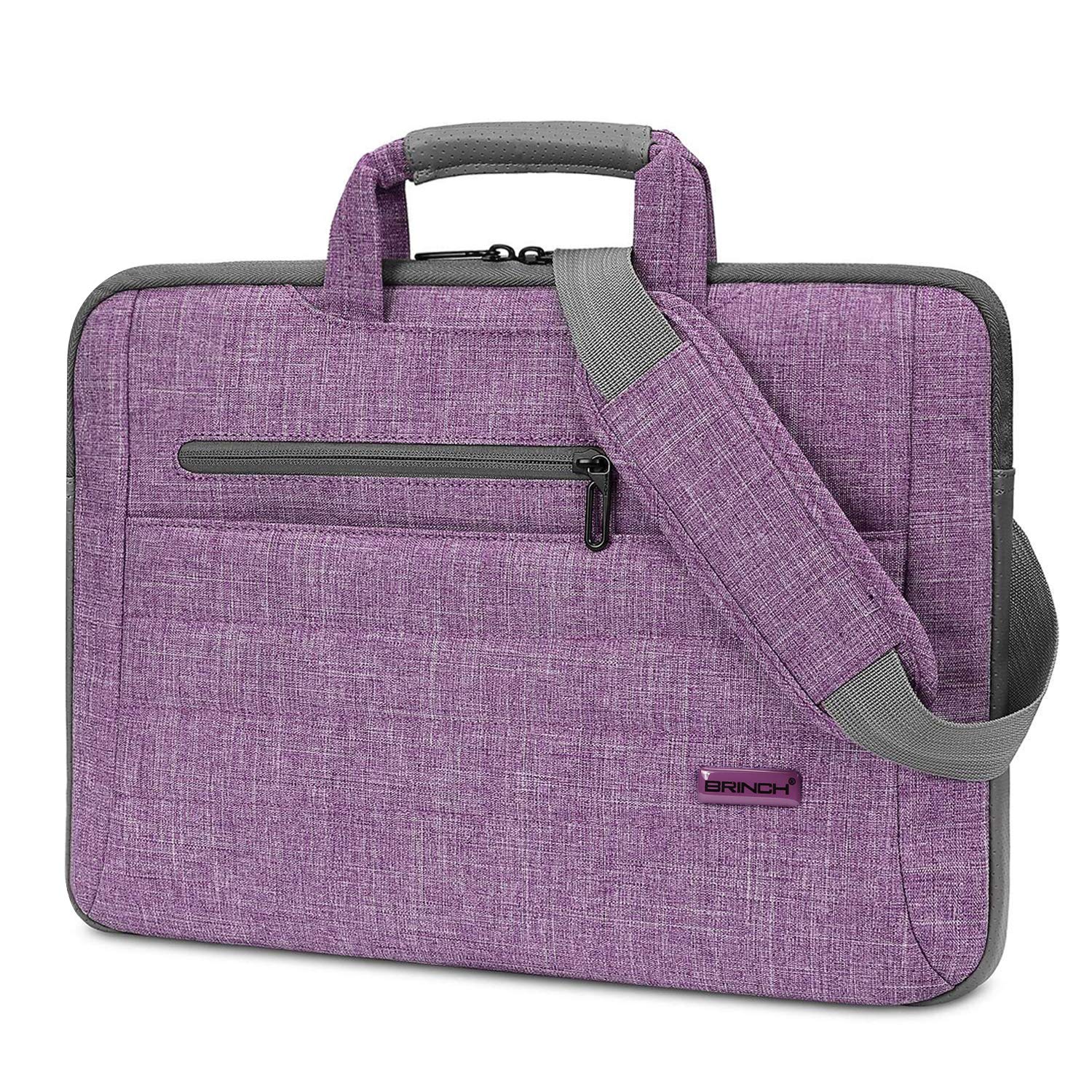 BRINCH Laptop Bag for Women Slim Light Business Briefcase Shoulder ...