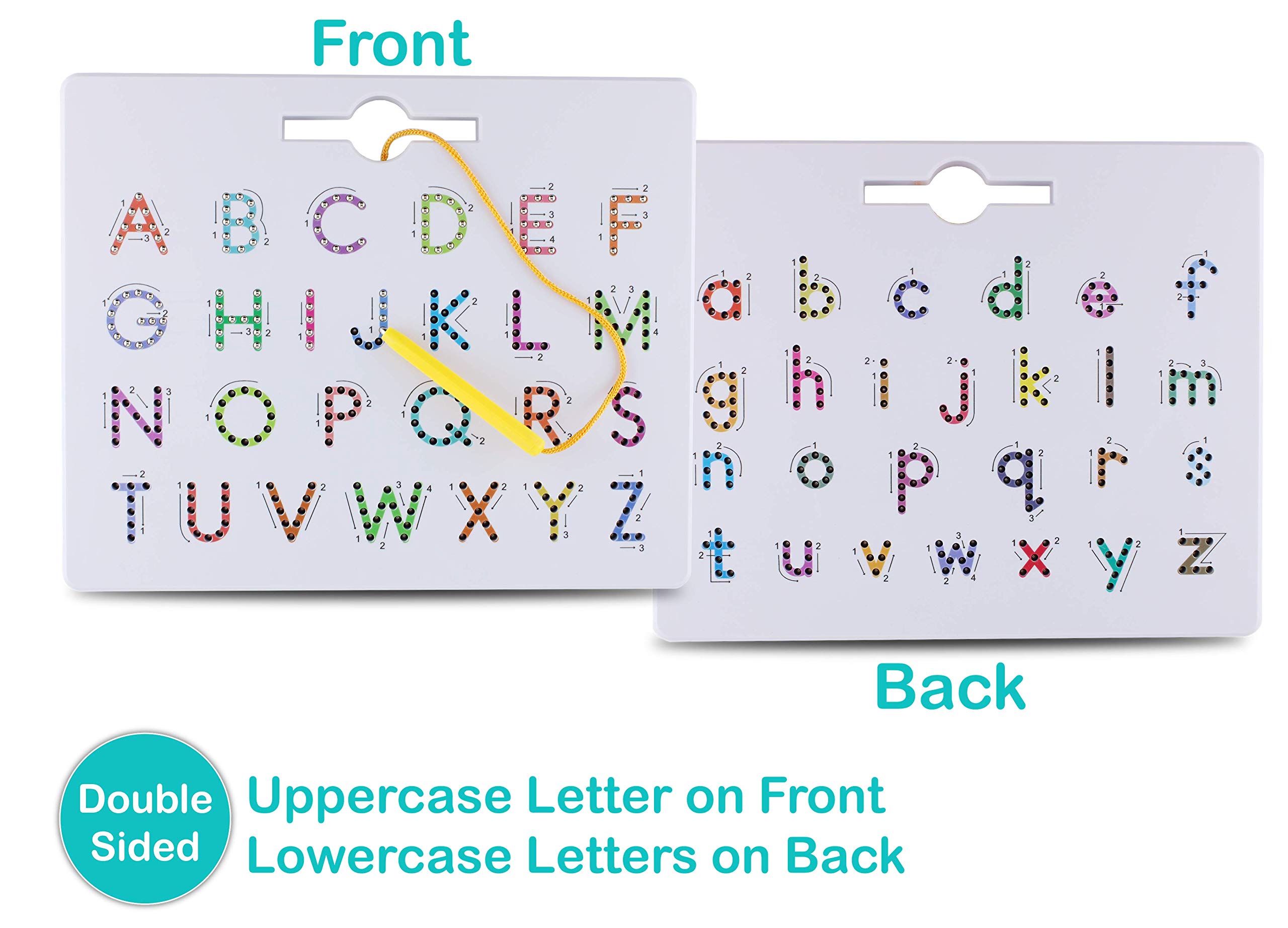 Mua Motlan Magnetic Letter Writing Board (2 in 1)— Alphabet Letter ...
