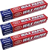 Amazon.com: Waxtex Wax Paper Roll (75 feet) - Pack of 3: Kitchen & Dining
