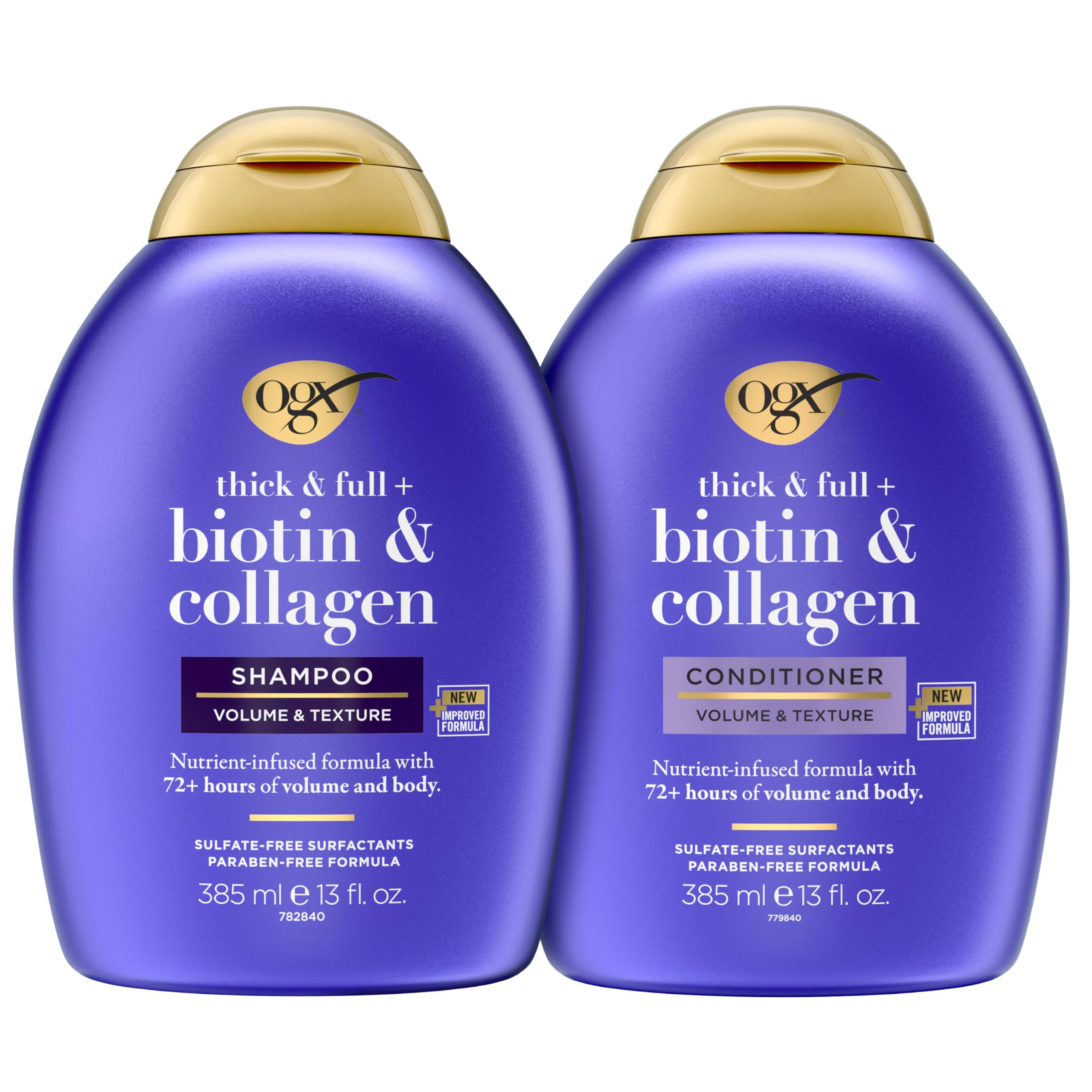 OGX Nourishing + Coconut Milk Shampoo & Conditioner Set, Hydrating ...