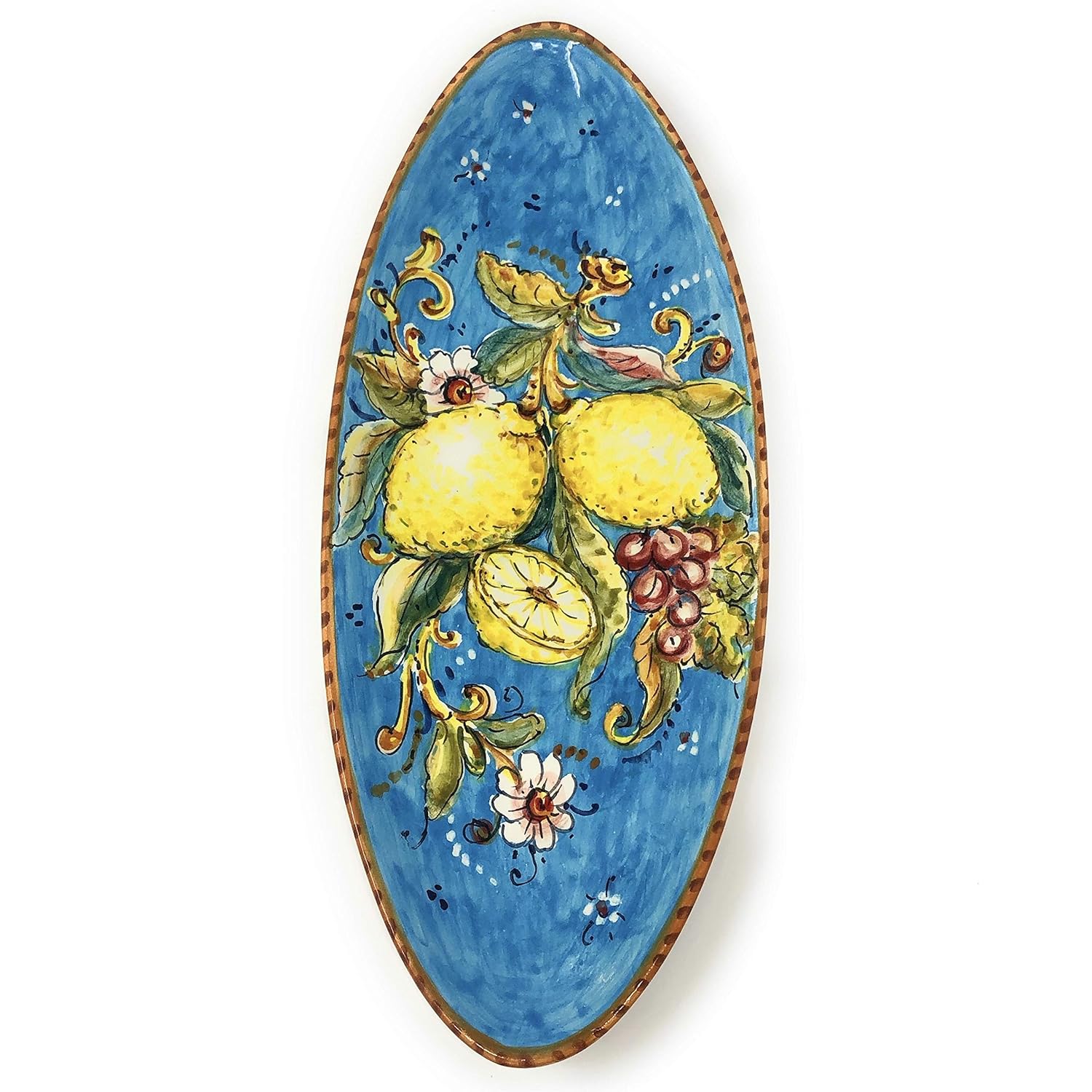 Amazon.com: CERAMICHE D'ARTE PARRINI - Italian Ceramic Art Serving Tray ...