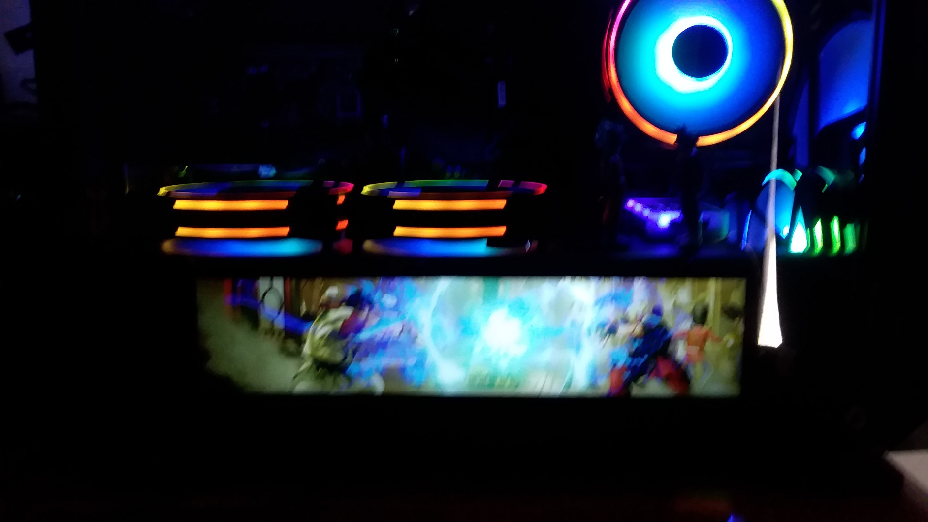 $7/mo - Finance Vetroo Display Board w/ LED Lights for Computer PC Case ...