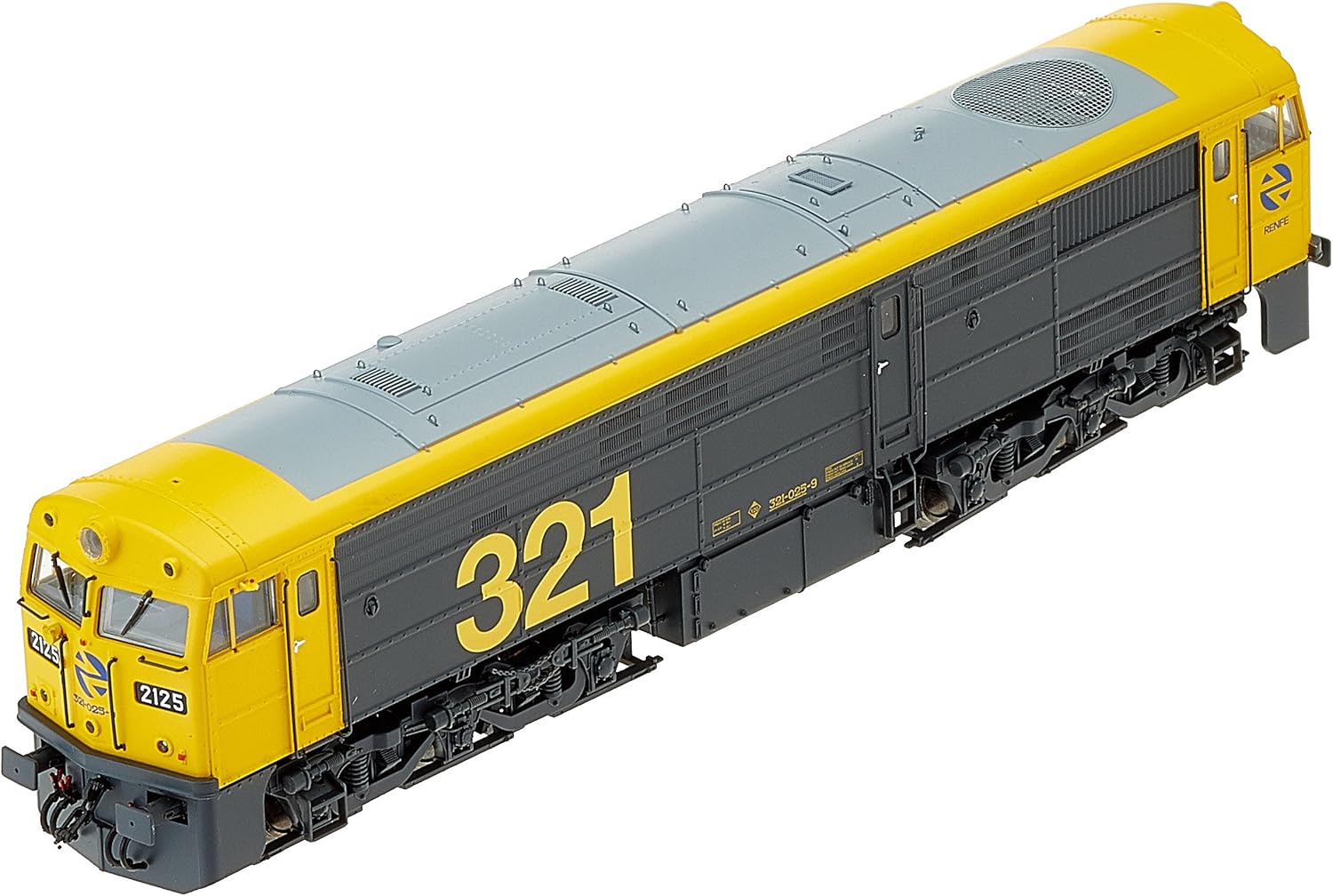 Electrotren E3119D Diesel Locomotive 321.025 Yellow/Grey DC Digital ...