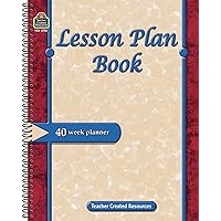 Lesson Plan Book 40 Week Planner: Teacher Created Resources ...