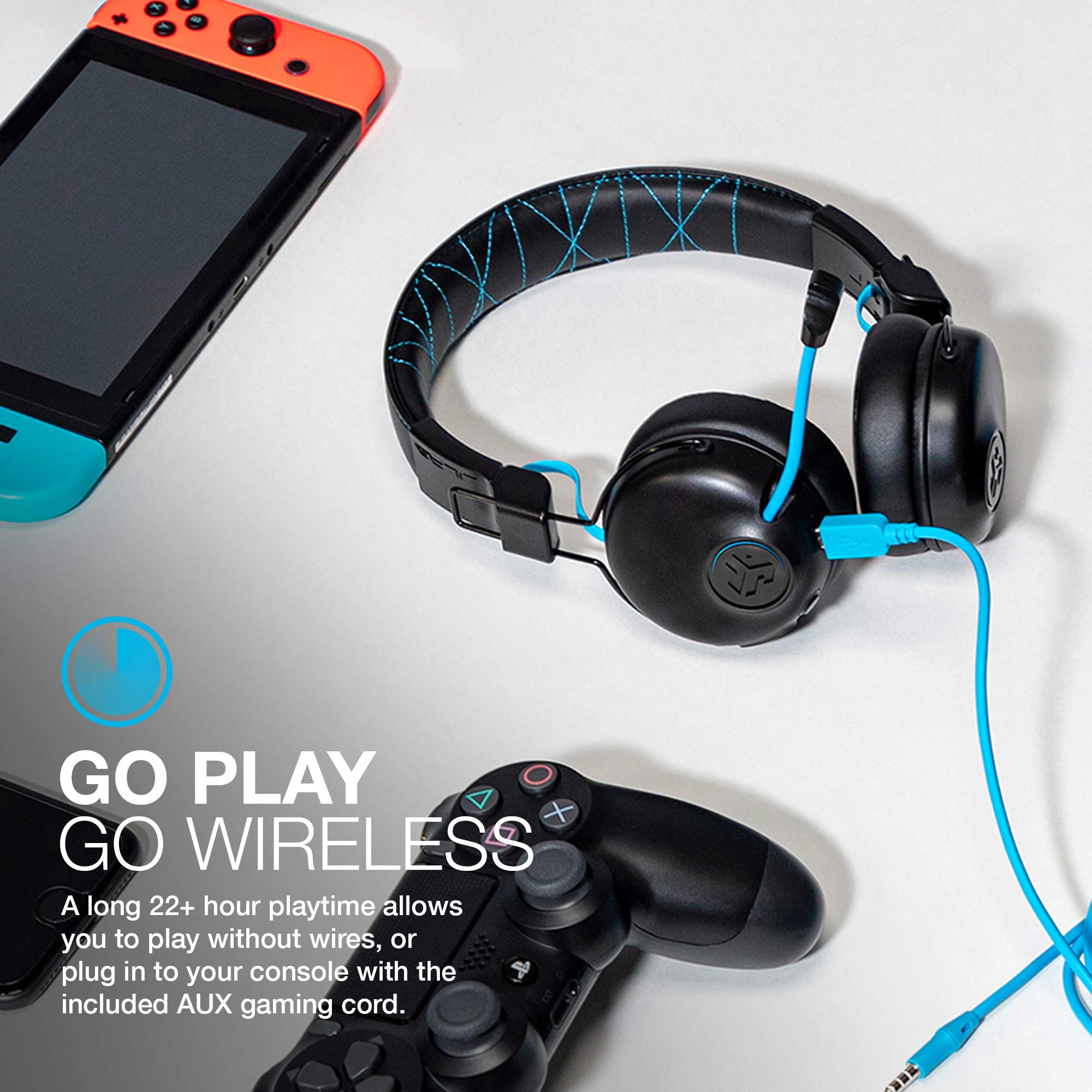 Mua JLab Play Gaming Wireless Headset, 22+ Hour Bluetooth 5 Playtime ...