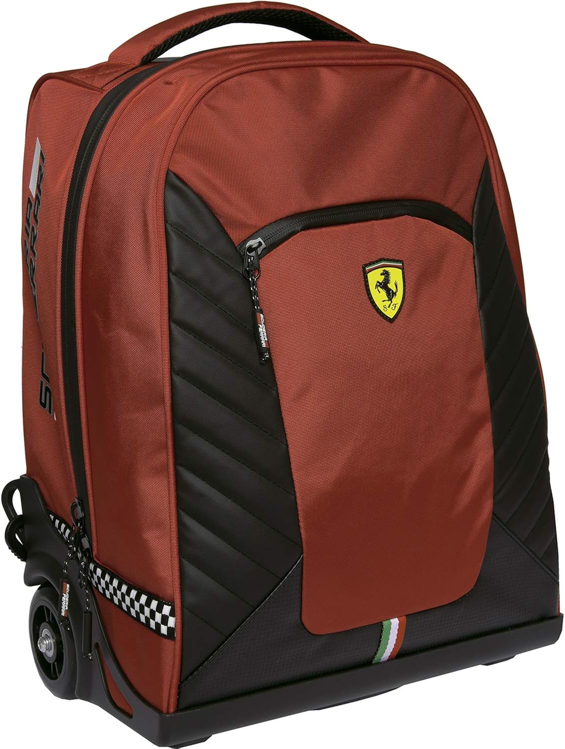 FERRARI Zaino Organizzato Trolley Premium – Rosso, Boys’ Backpack ...
