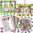Amazon.com: 230 Pieces Spring DIY Picture Frames Craft Kit for Kids ...