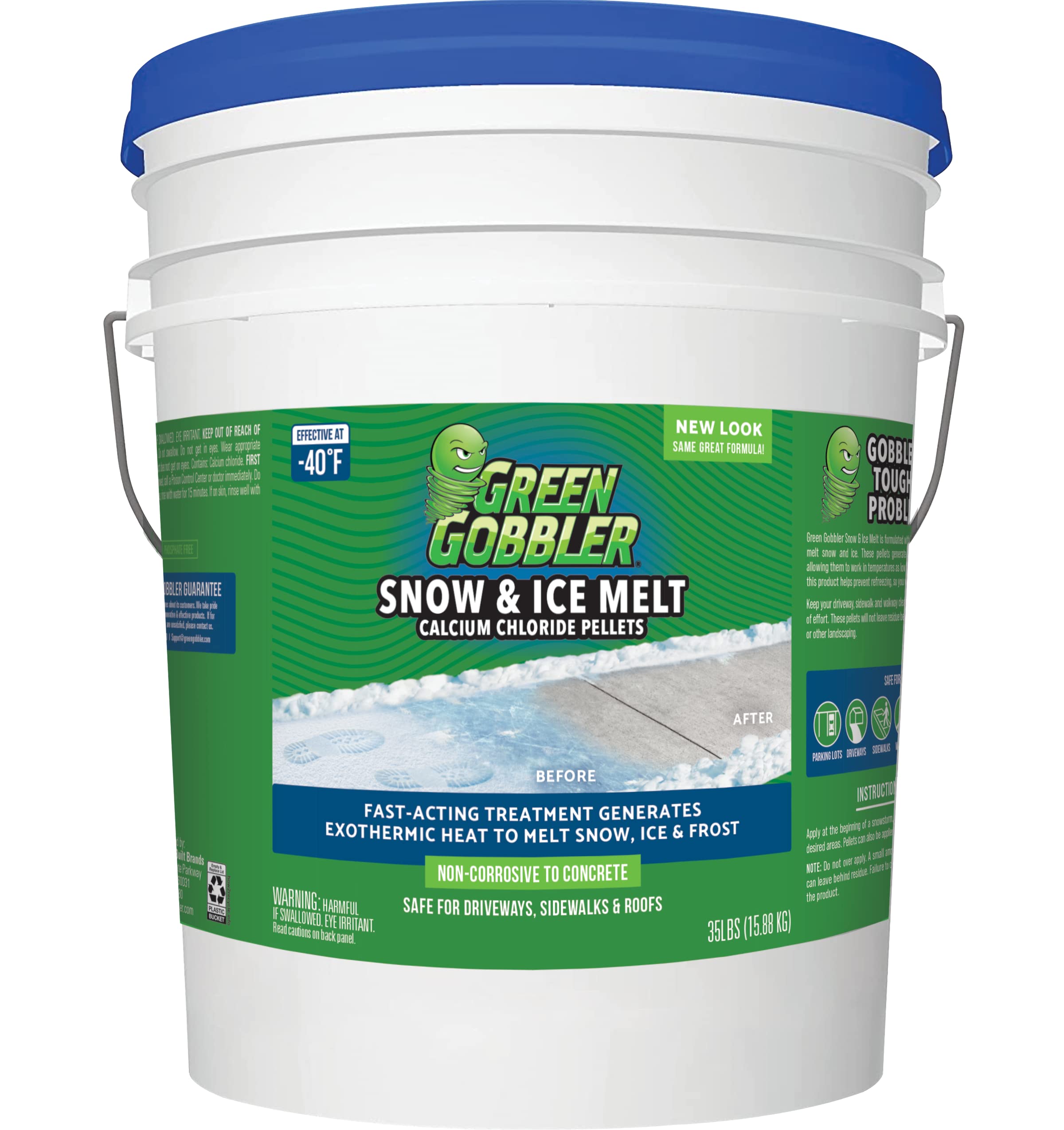 Mua 93% Pure Calcium Chloride Snow & Ice Melt Pellets | Effective at ...