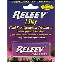 Amazon.com: RELEEV 1 Day Cold Sore Treatment 6 mL (Pack of 3) : Health ...