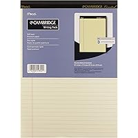 Cambridge Limited Perforated Writing Pad, 8.5 X 11 Inches, Wide Ruled ...