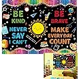 Amazon.com : 7x5ft Kind Brave Motivational Backdrop Kindergarten ...