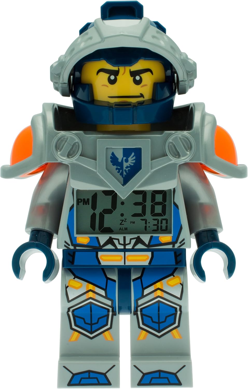 LEGO Nexo Knights 9009419 Clay Kids Minifigure Light Up Alarm Clock ...