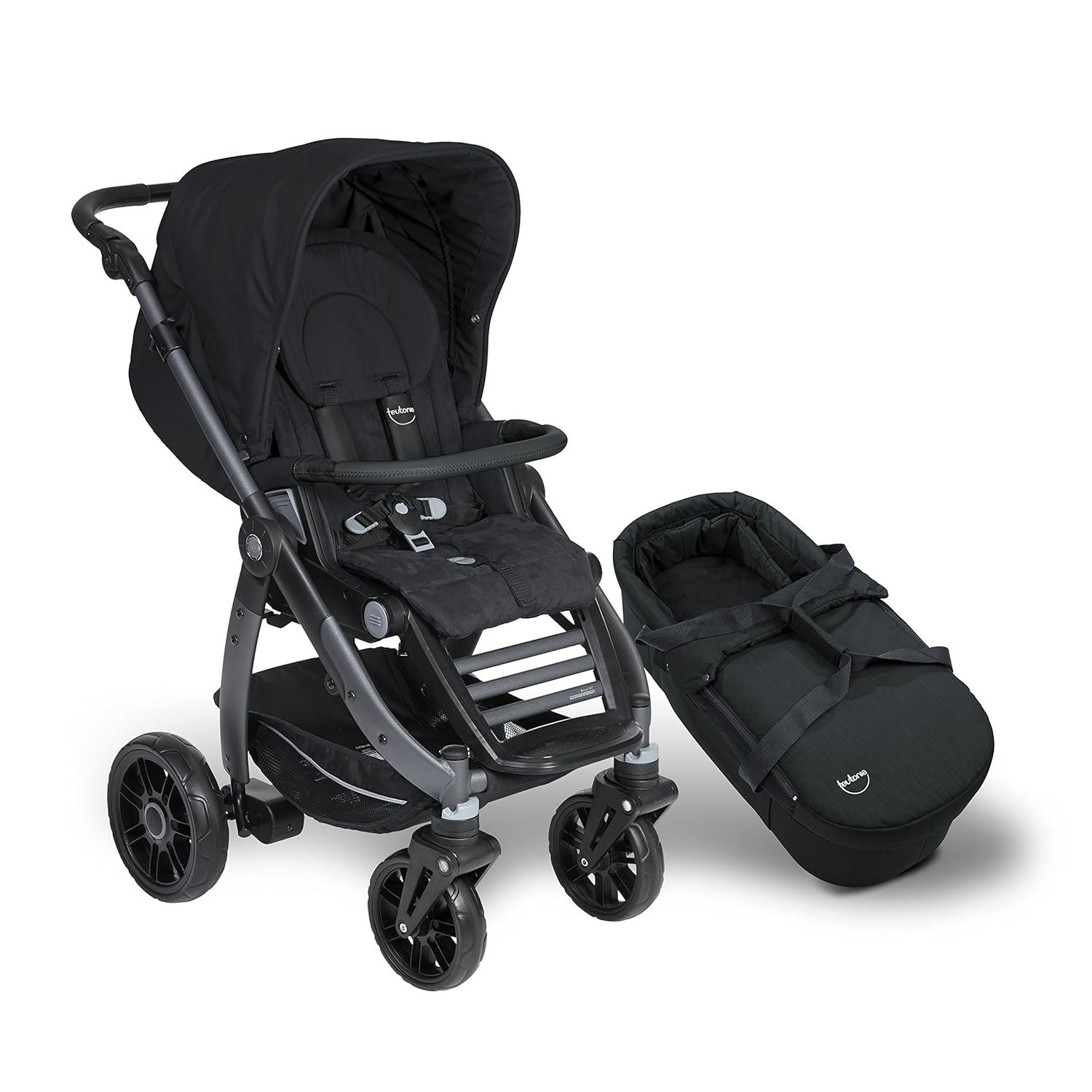 teutonia Cosmo 2016 Graphite Rad 7R mit Vario Plus Tragetasche, Onyx ...