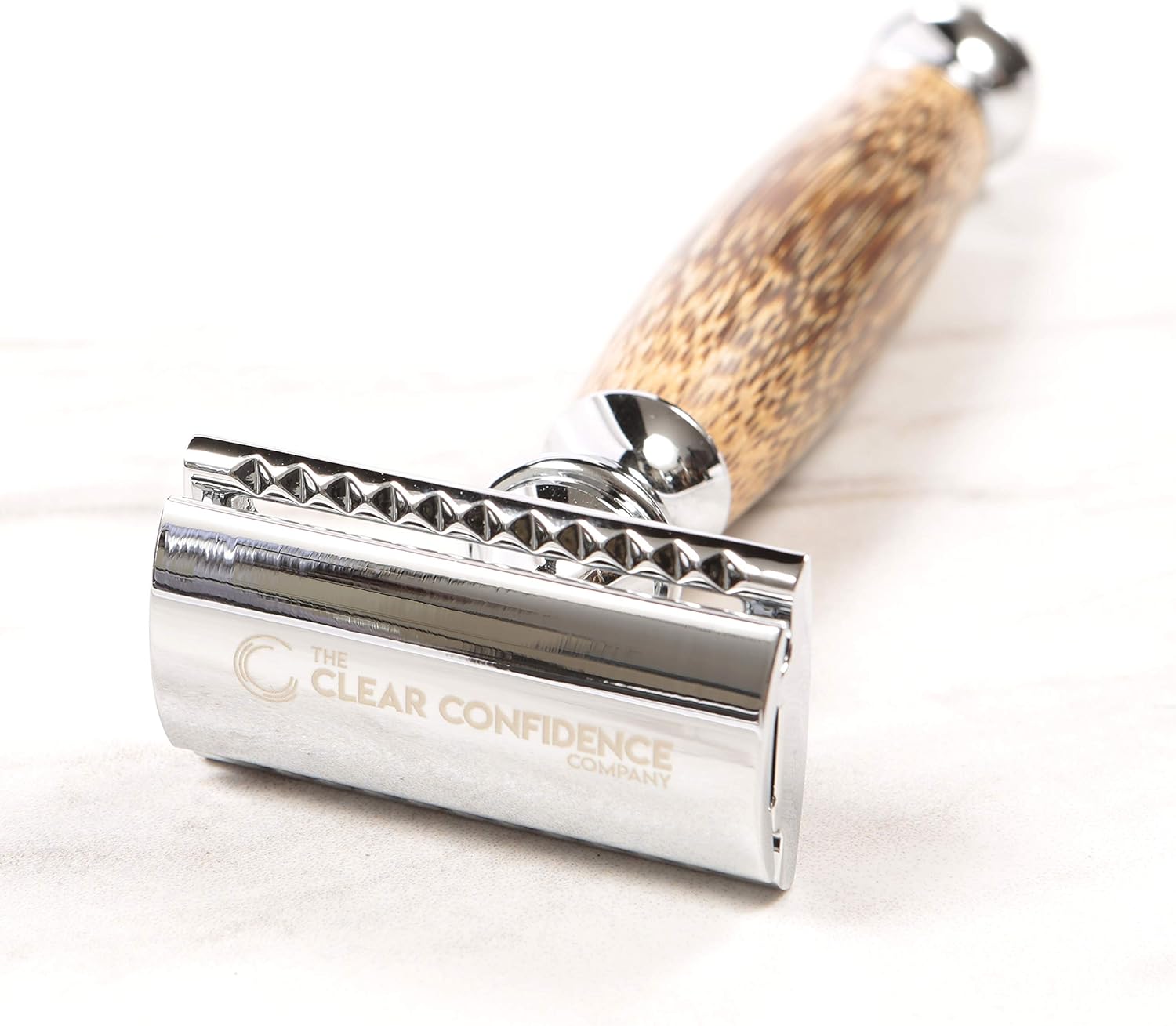 Double Edge Safety Razor with Bamboo Handle – BigaMart