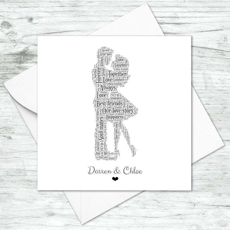 Personalised Couple Card: Amazon.co.uk: Handmade