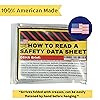 How to Read A Safety Data Sheet (SDS/MSDS) Poster | English & Spanish ...