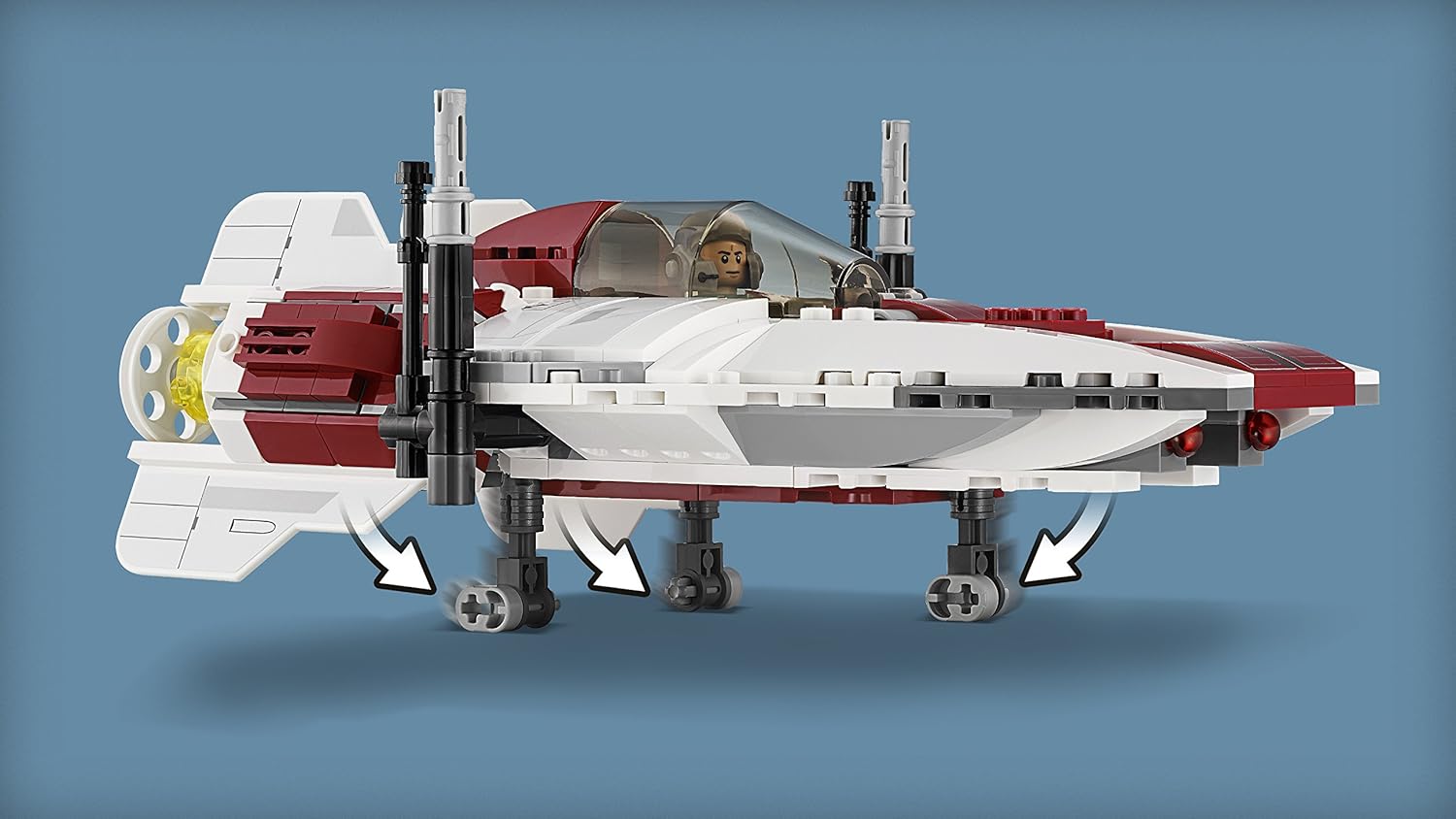 Building LEGO Star Wars A-wing Starfighter 75175 Building ...