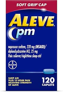Amazon.com: Aleve Pain Relief and Nighttime Sleep Aid, Naproxen Sodium ...