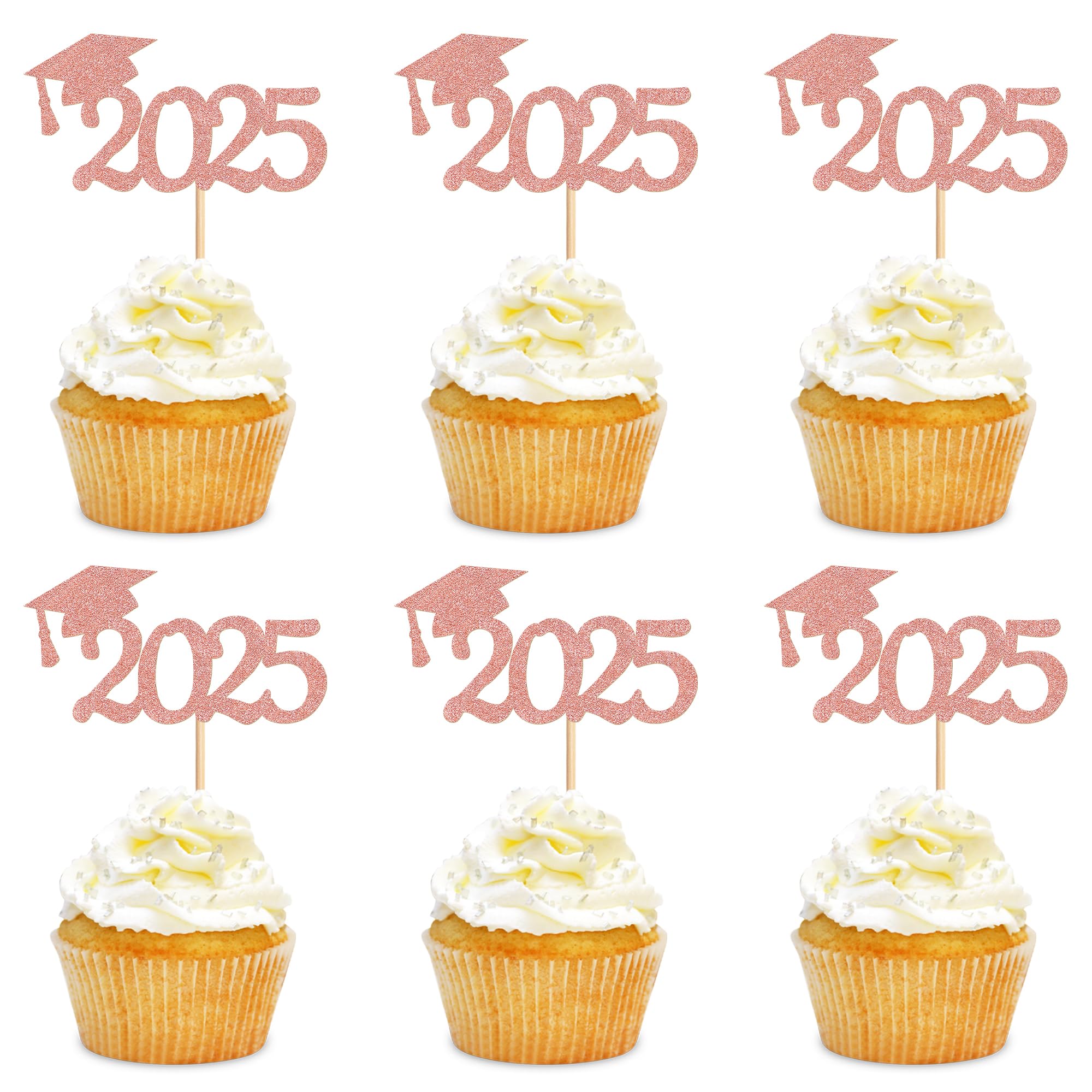 Cyodoos graduation cupcake toppers 2025, Food/Appetizer Picks For ...