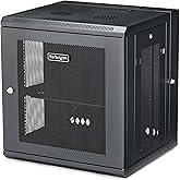 StarTech.com 2-Post 9U Wall Mount Network Cabinet w/ 1U Shelf, 19" Wall ...