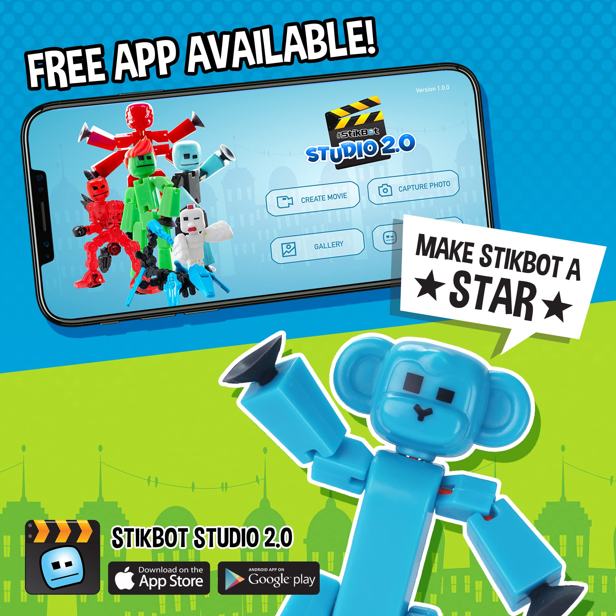 Mua Zing Stikbot Pets 5 Pack, Set of 5 Stikbot Collectable Action ...