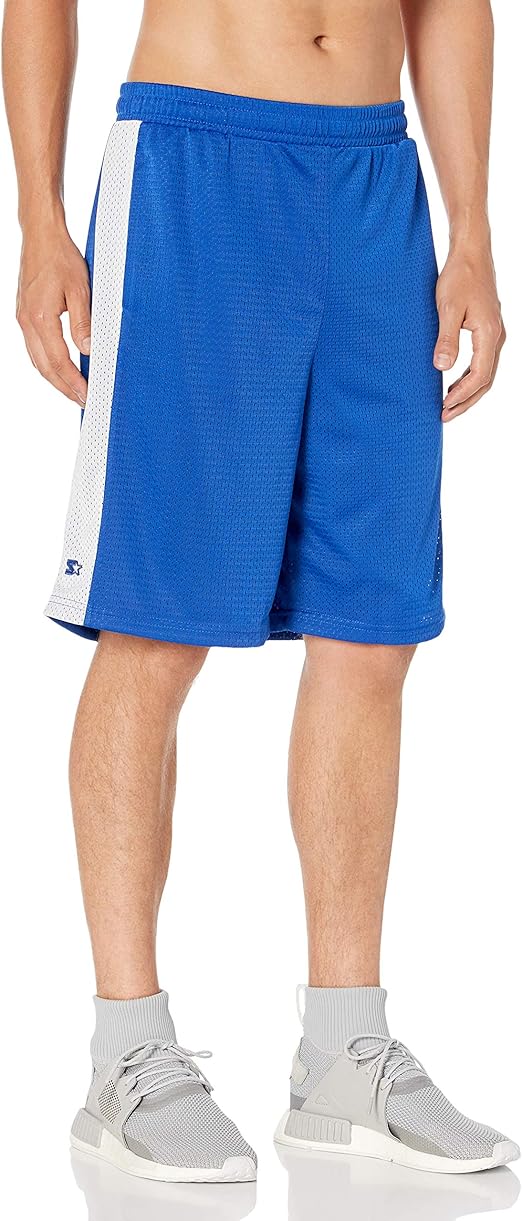Amazon.com: Starter Men's 10" Mesh Basketball Short with Stripe, Amazon ...