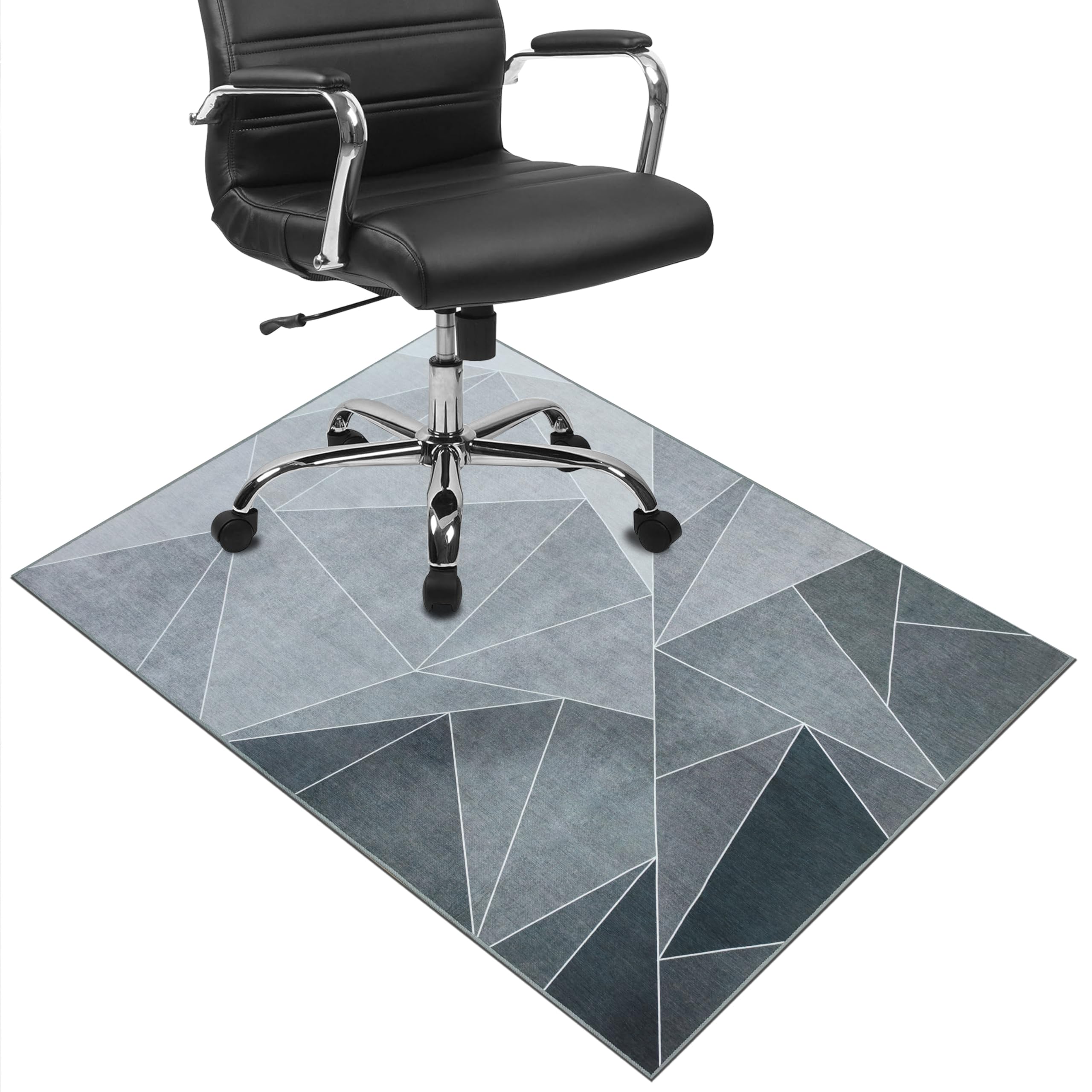 SAIKOOWA Office Chair Mat for Hardwood Floor, 36"x48" Office Rug Easy ...