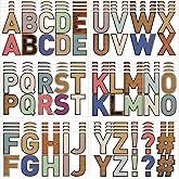 Amazon.com: Chinco 232 Pcs 24 Sheets Large Letter Stickers 2.5 Inch Alphabet Letter Stickers ...