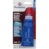 Permatex 51813 Anaerobic Gasket Maker, 50 ml Tube, Red, Pack of 1 ...