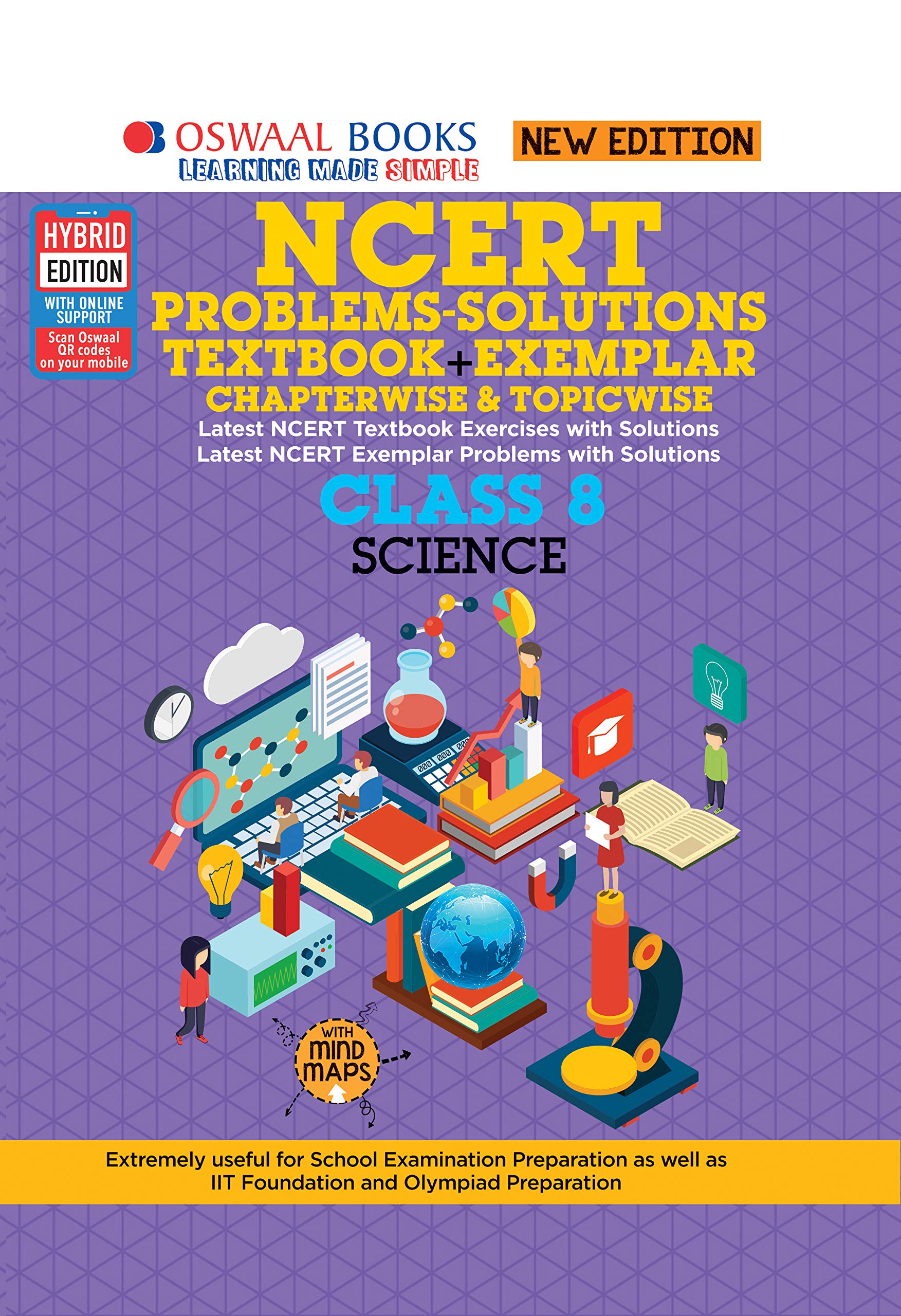 Oswaal NCERT Problems Solutions Textbook Exemplar Class 8 Science