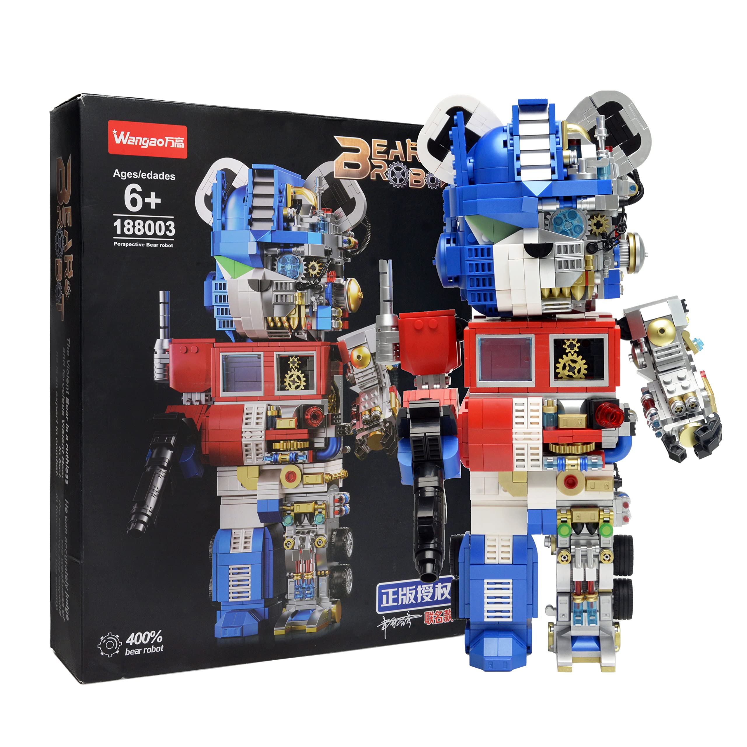Mua Mecha Bear Building Kits,Optimuss Mecha-Bear Toy Model, Violent ...