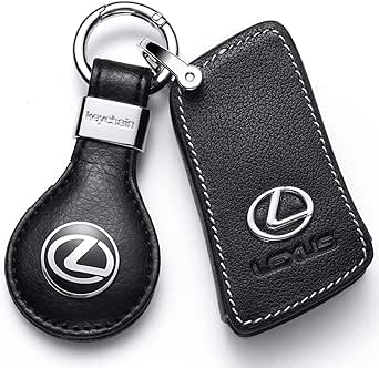 Amazon.com: Car Key fob Cover Key case for Lexus Genuine Leather ...